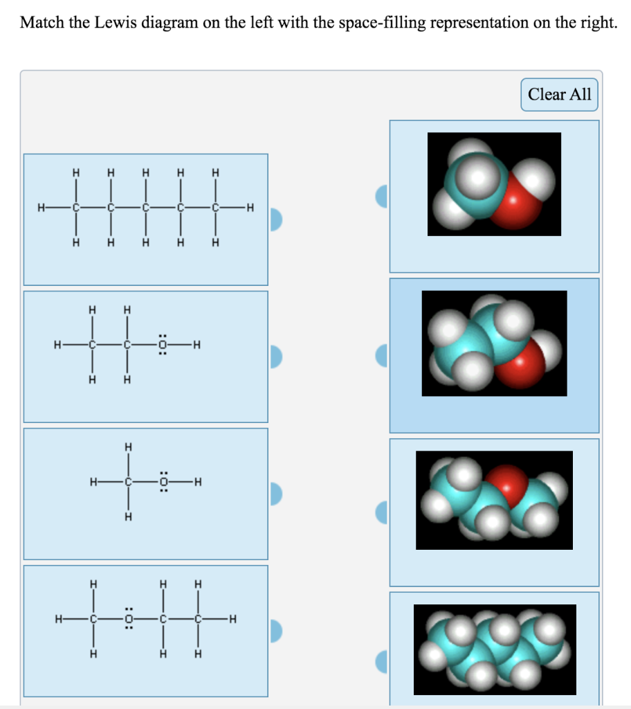 Solved Match the Lewis diagram on the left with the | Chegg.com