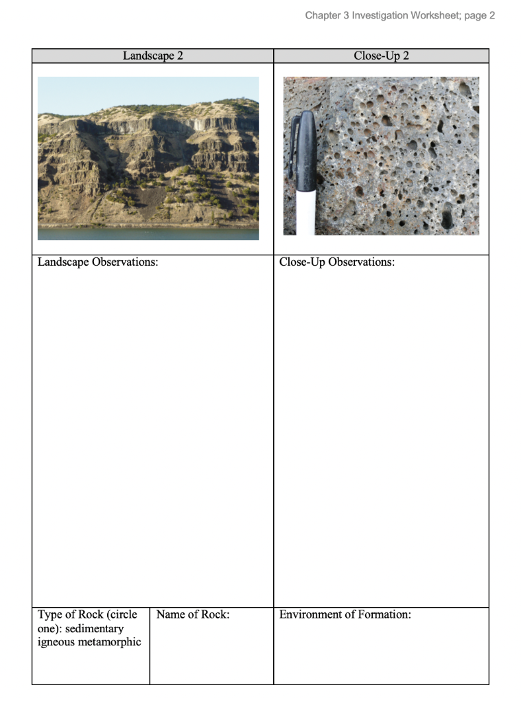 Solved Examine the photograph of each landscape in the | Chegg.com