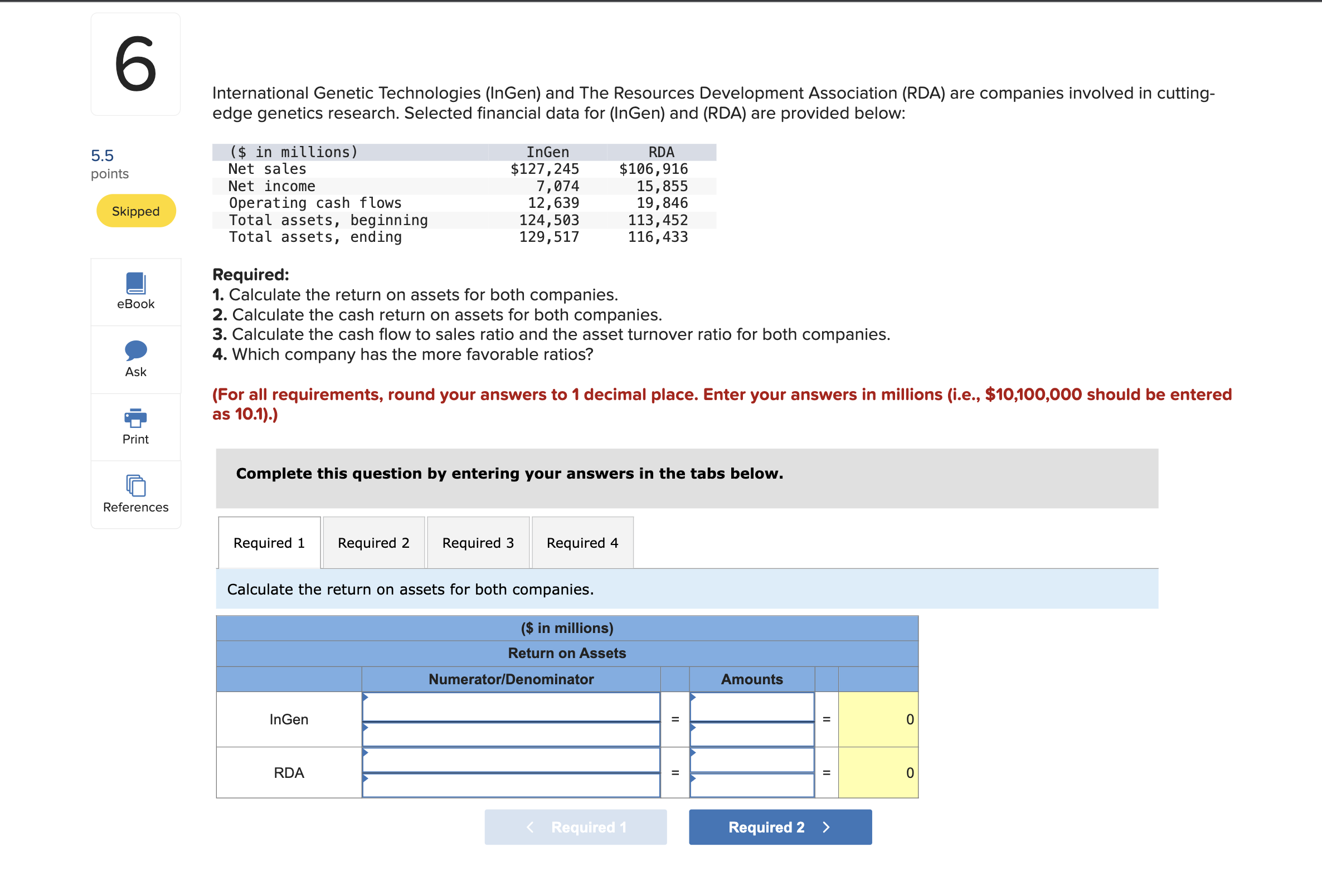 Solved International Genetic Technologies (InGen) ﻿and The | Chegg.com
