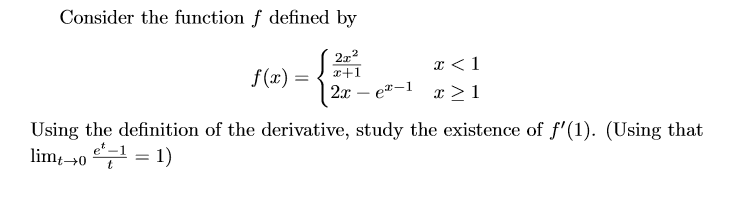 Solved Consider the function f defined by 2.72 f(0) = 3+1 2. | Chegg.com