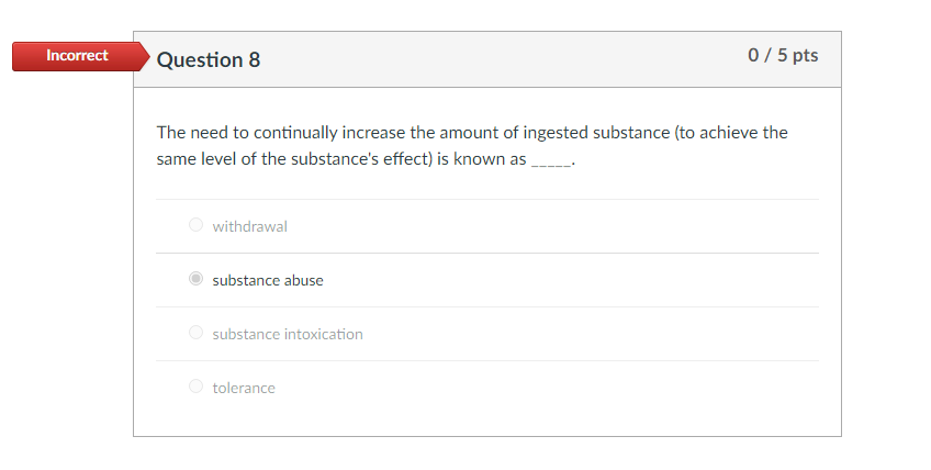 Solved The need to continually increase the amount of | Chegg.com