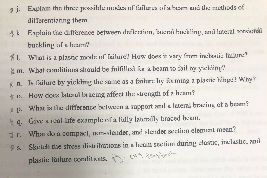 * j. Explain the three possible modes of failures of | Chegg.com