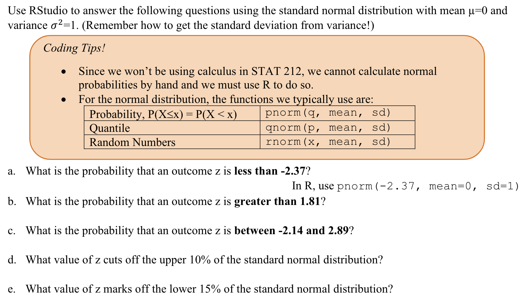 Solved Use RStudio to answer the following questions using | Chegg.com