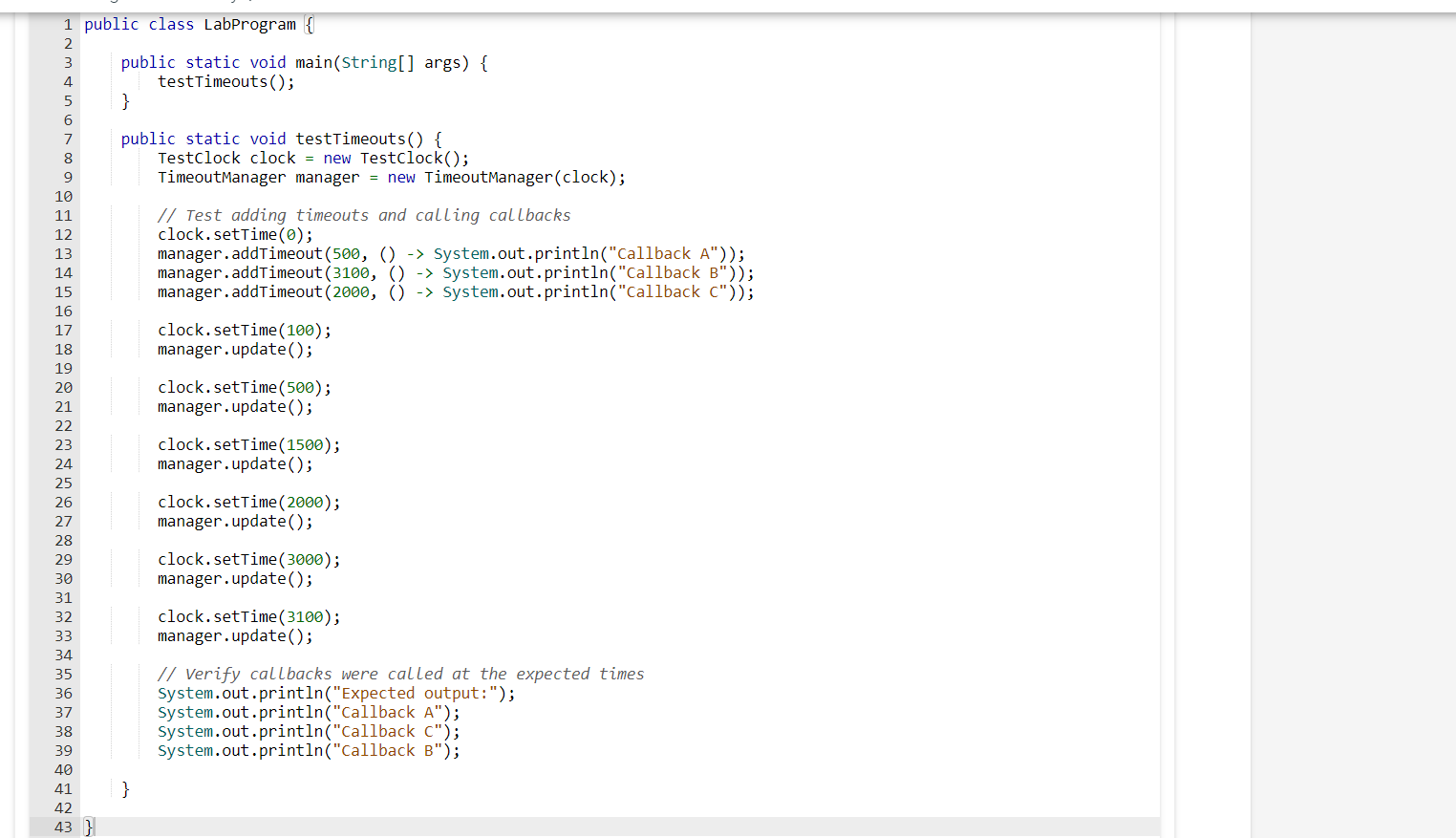 Solved \r\n\r\n\r\n\\begin{tabular}{l|l} LAB & 8.22.1: LAB: | Chegg.com