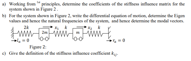 Solved a) Working from ls* principles, determine the | Chegg.com