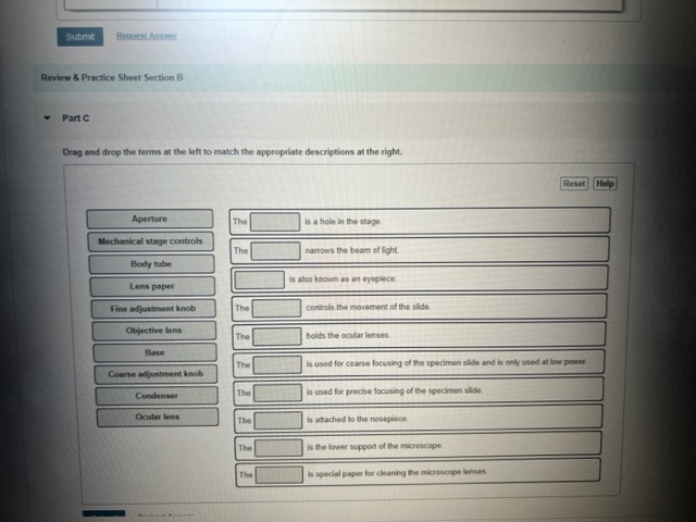 Drag and drop the terms at the left to match the | Chegg.com