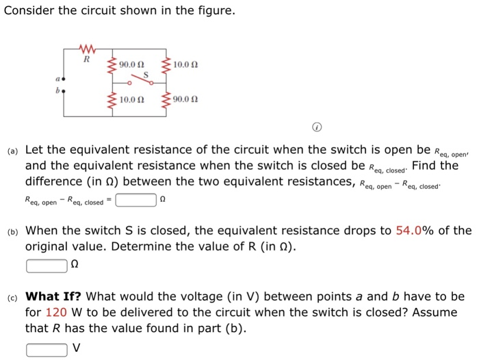 Solved Consider the circuit shown in the figure. 90.0 Ω | Chegg.com