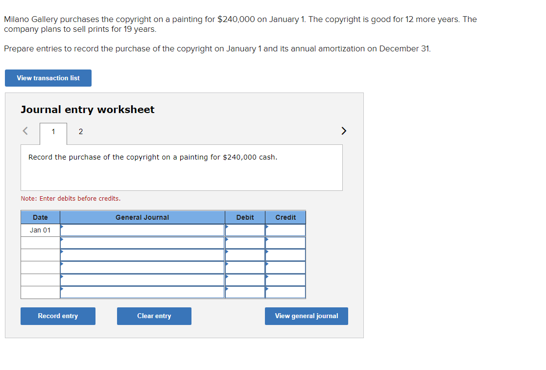 Solved Milano Gallery purchases the copyright on a painting | Chegg.com