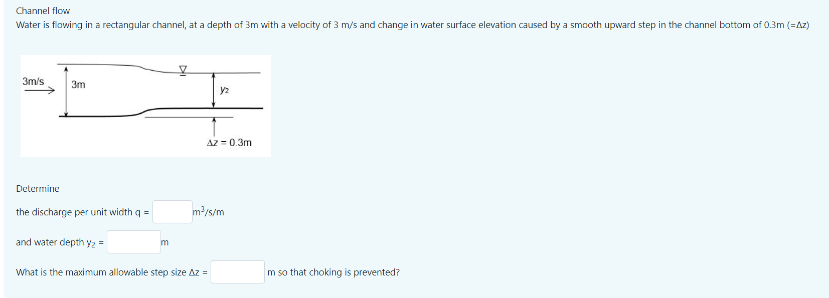 Solved Channel flow Water is flowing in a rectangular | Chegg.com