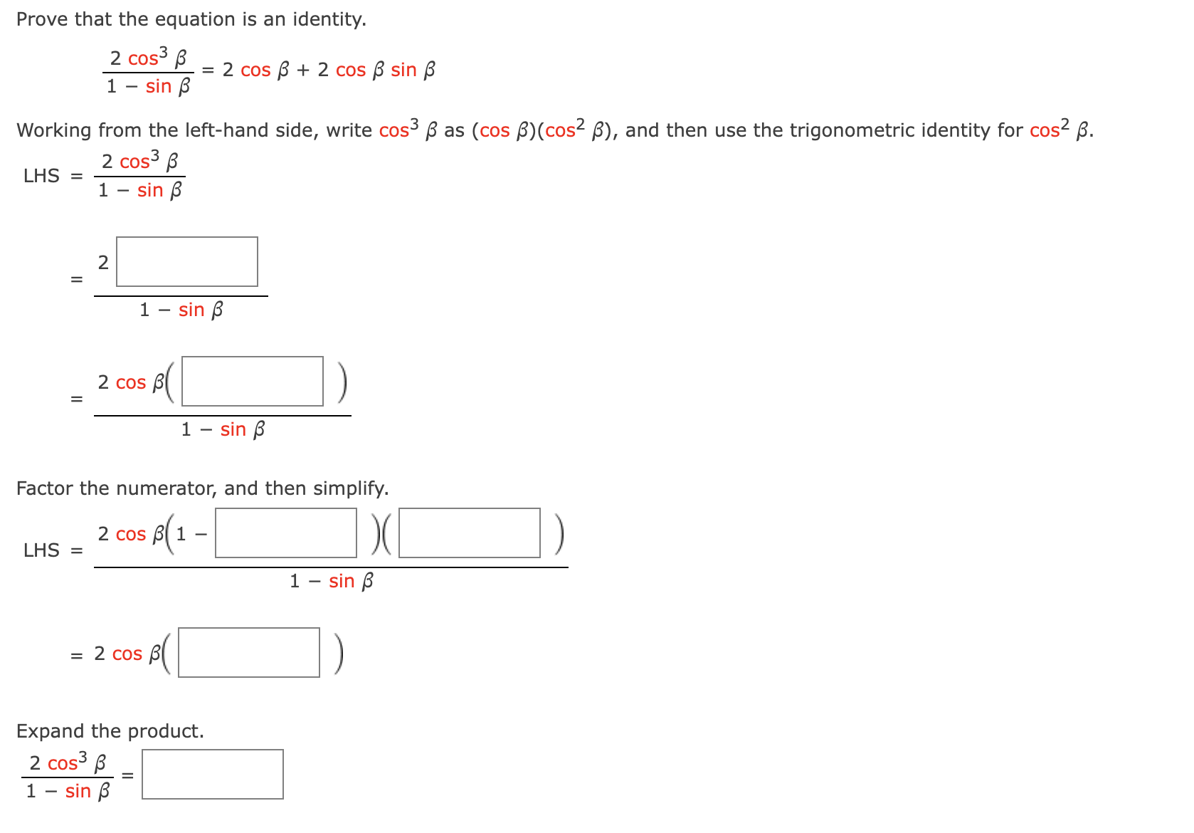 Solved Prove that the equation is an identity. Box your | Chegg.com