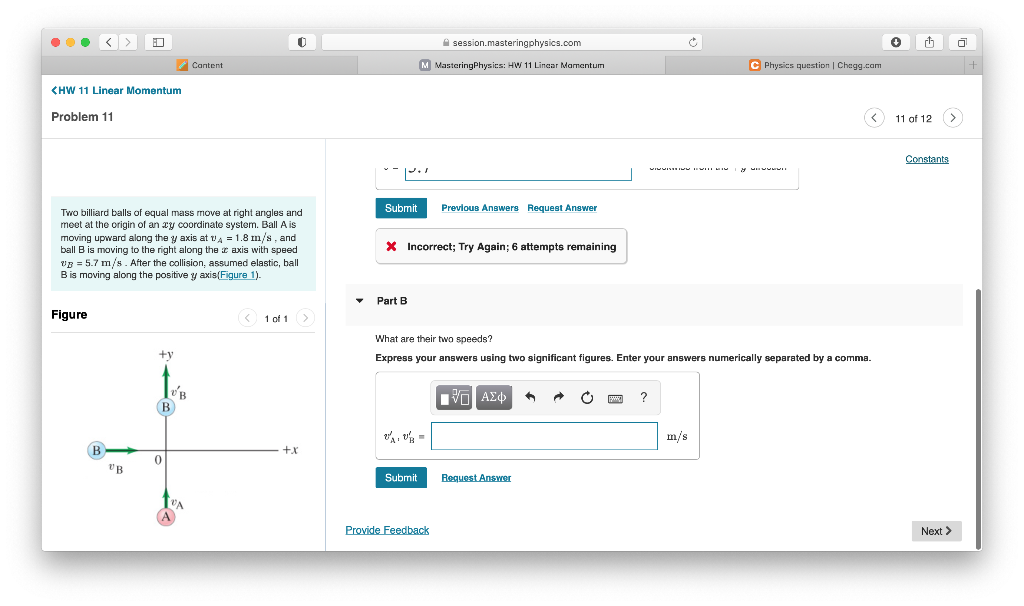 Solved 0 session.masteringphysics.com a Cantent M | Chegg.com
