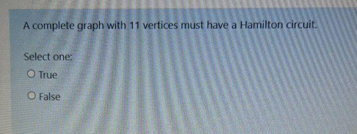 Solved A complete graph with 11 vertices must have a | Chegg.com