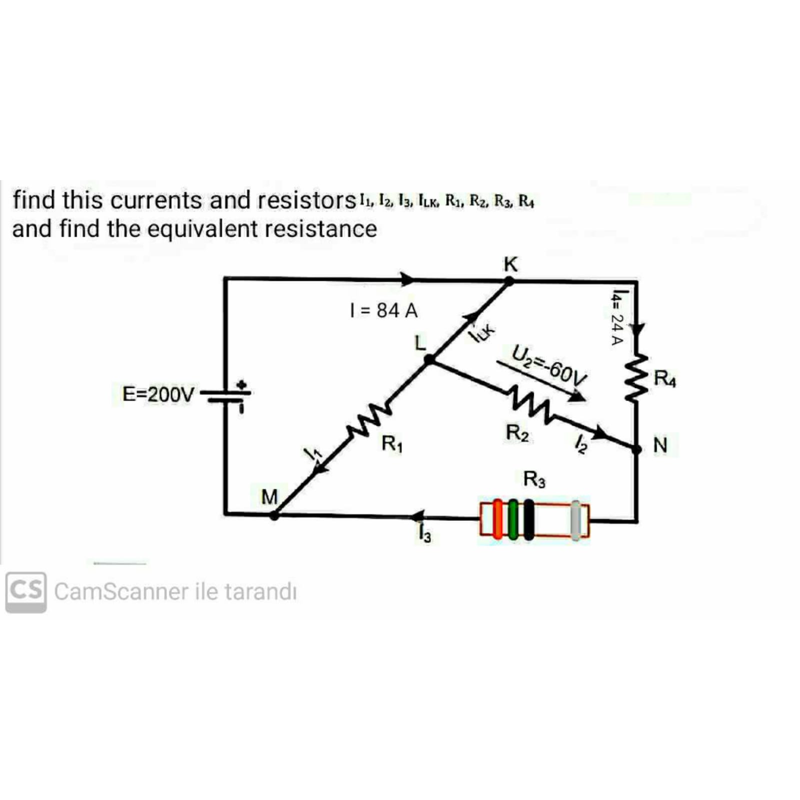 Solved find this currents and resistors 11, 12, 13, I.x. R3, | Chegg.com