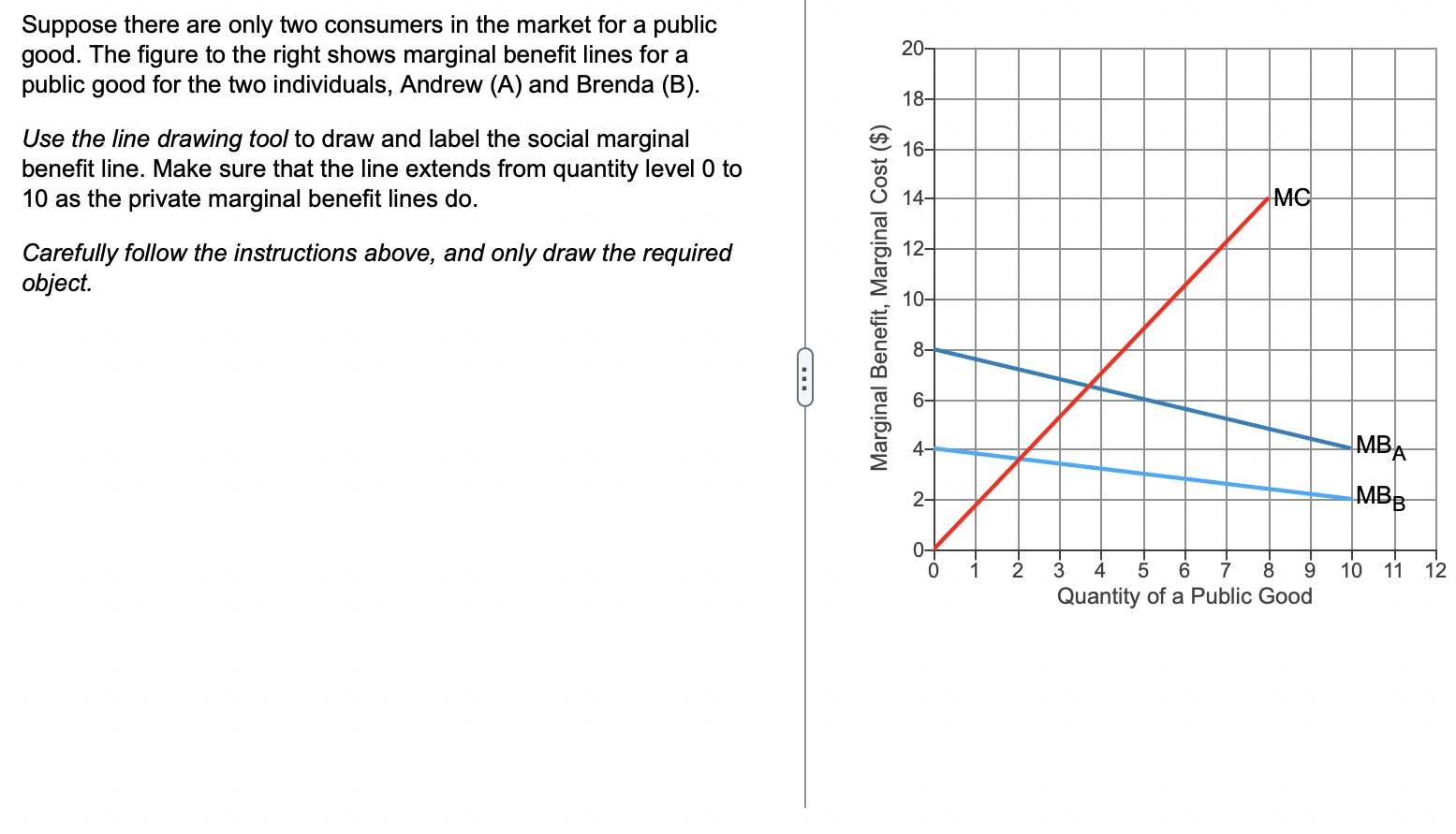 Solved Suppose there are only two consumers in the market | Chegg.com Solved Suppose there are only two consumers in the market | Chegg.com
