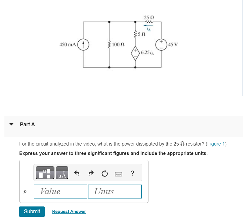 Solved Part AFor the circuit analyzed in the video, what is | Chegg.com