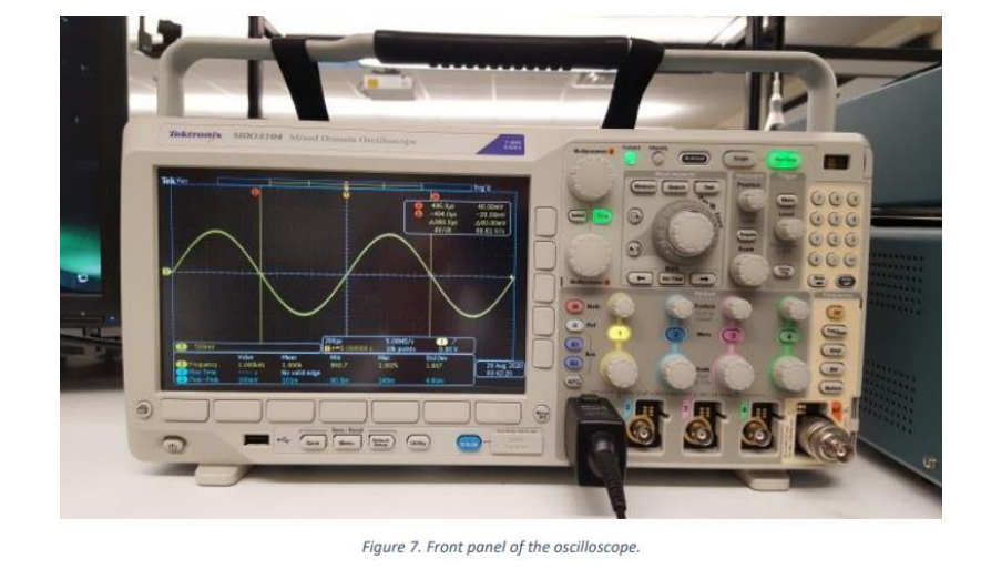 Solved Describe oscilloscope Describe the functionality of | Chegg.com