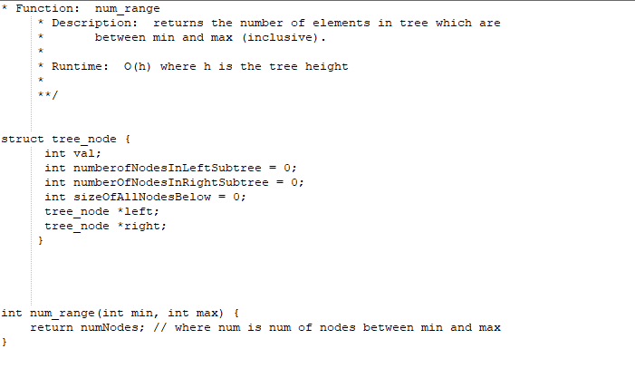 Solved Write A C Function Given The Following Struct