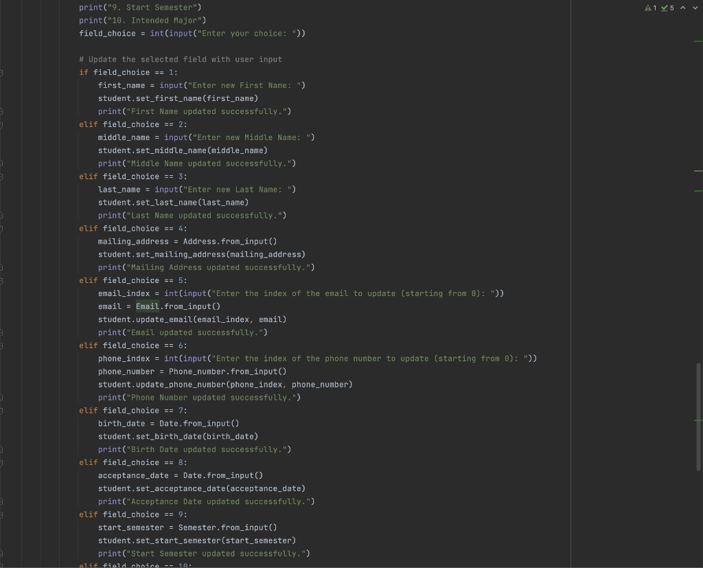 1. Construct a new class called "Course," which meets | Chegg.com