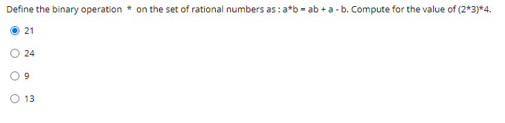 Solved Define the binary operation * on the set of rational | Chegg.com