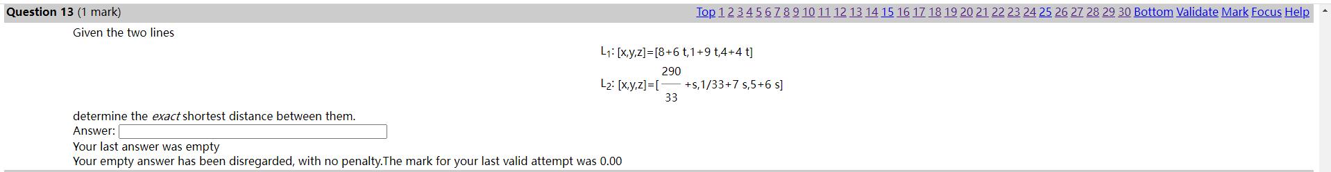Solved Top 1234567 Question 27 (1 mark) Find the determinant | Chegg.com