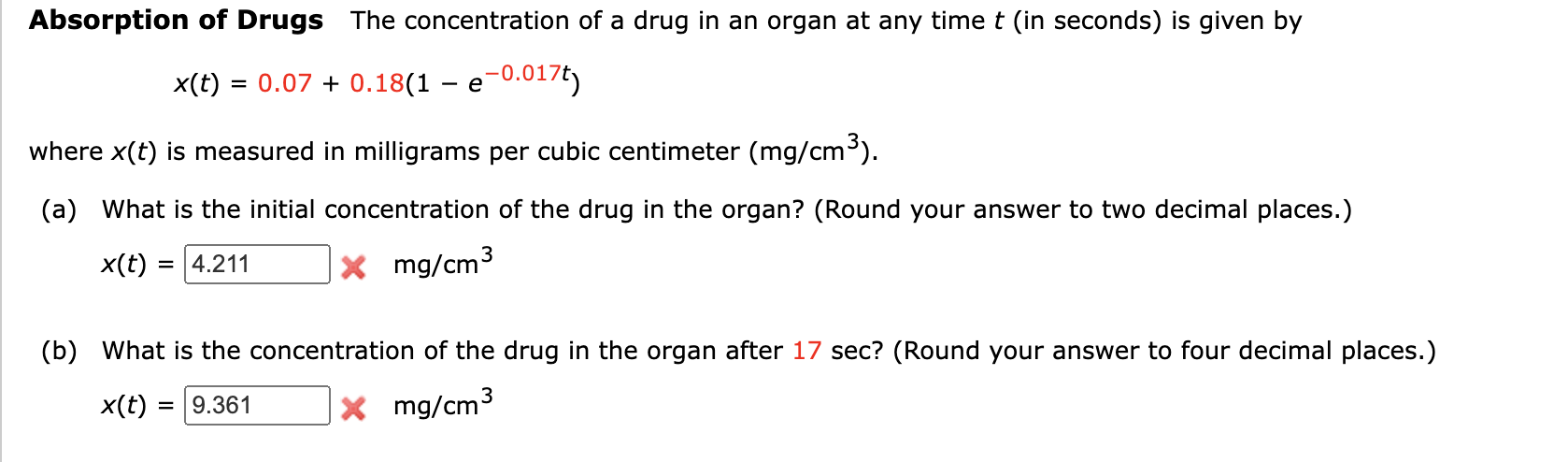 Solved A function f has the form f(x) = Aekx. Find f if it | Chegg.com