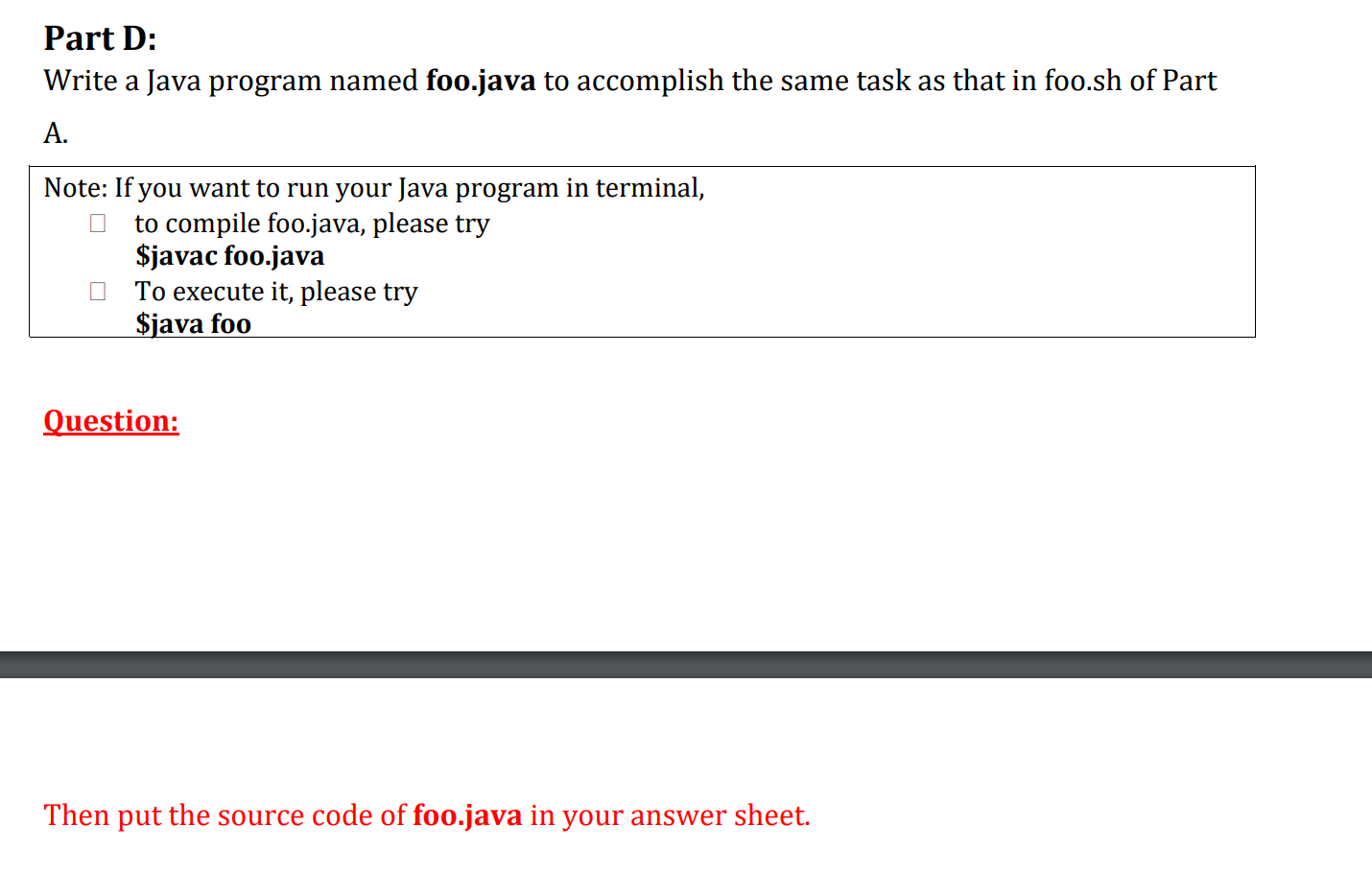 Solved Part A: Please complete the tasks in following table | Chegg.com