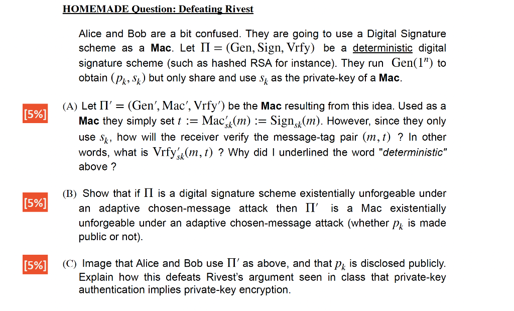 Alice and Bob are a bit confused. They are going to | Chegg.com
