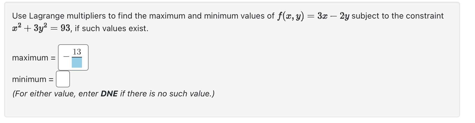Solved Use Lagrange multipliers to find the maximum and | Chegg.com