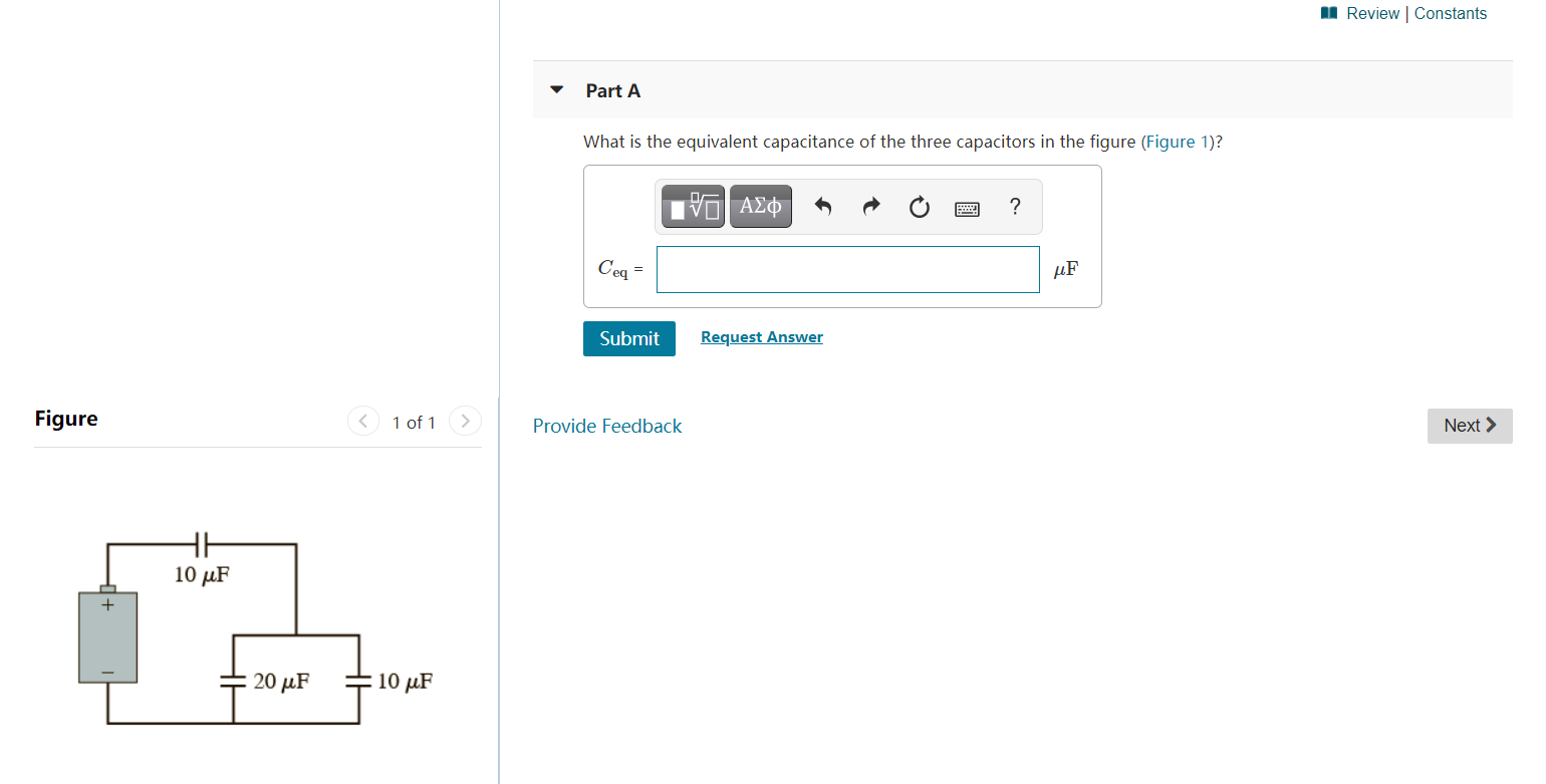 Solved A Review Constants Part A What is the equivalent | Chegg.com