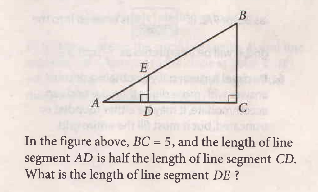 Solved In the figure, BC=5, and the length of line segment | Chegg.com