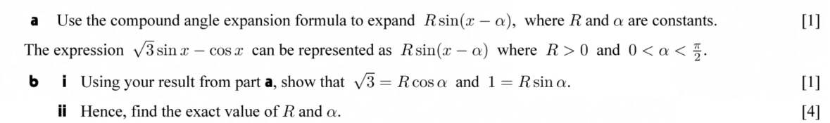 Solved a Use the compound angle expansion formula to expand | Chegg.com