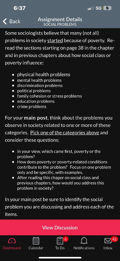 Solved Back Assignment Details SOCIALPROBLEMS Some | Chegg.com