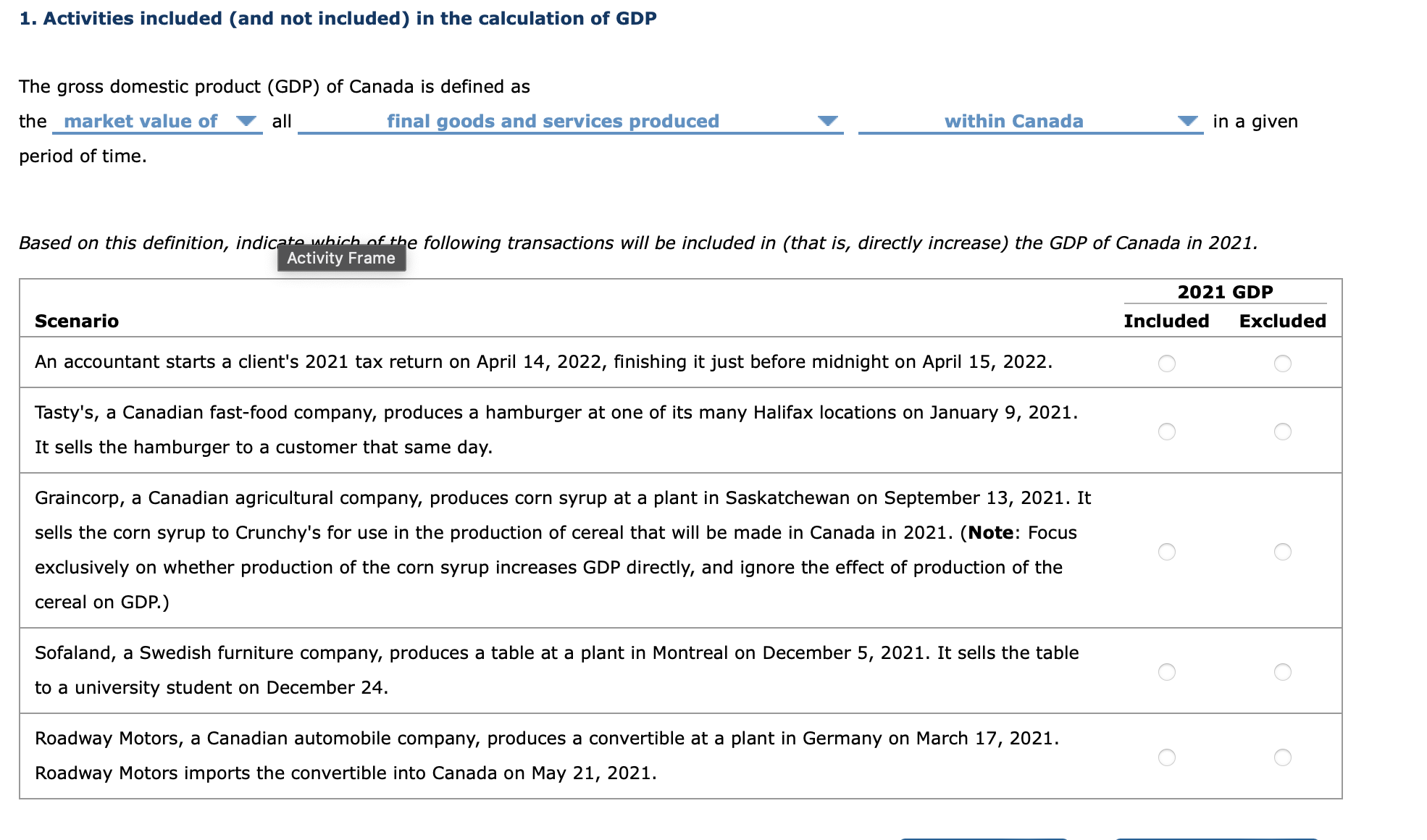 Solved please check if the definition answered on the first | Chegg.com