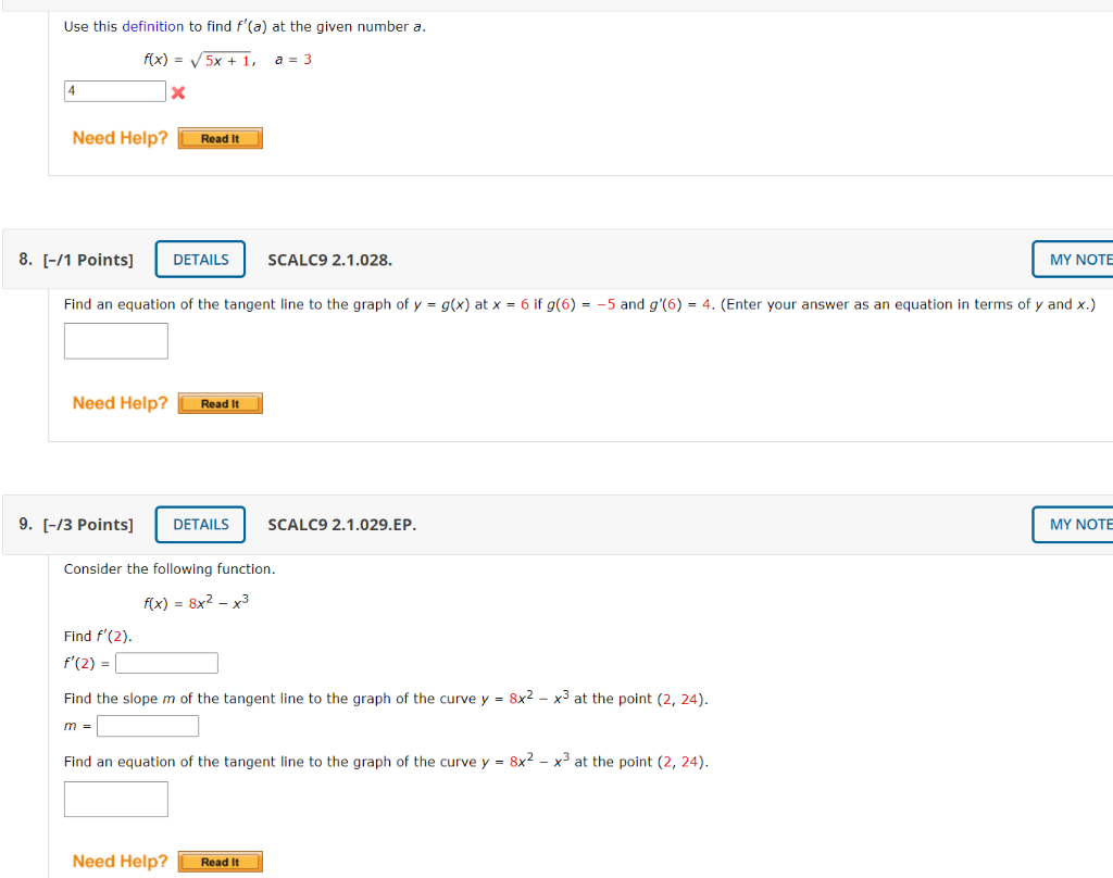 Solved Use this definition to find f'(a) at the given number | Chegg.com
