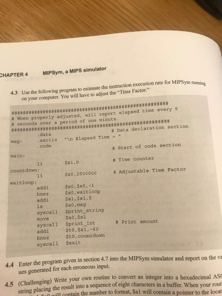 Solved 4 3 Use The Following Program To Estimate The