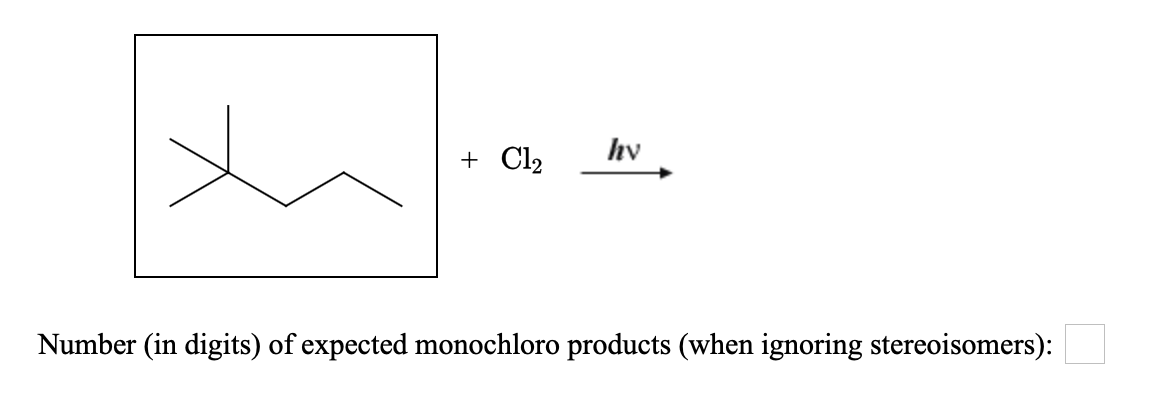 Solved Determine how many different monochlorination | Chegg.com