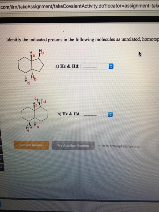 Solved Identify the indicated protons in the following | Chegg.com