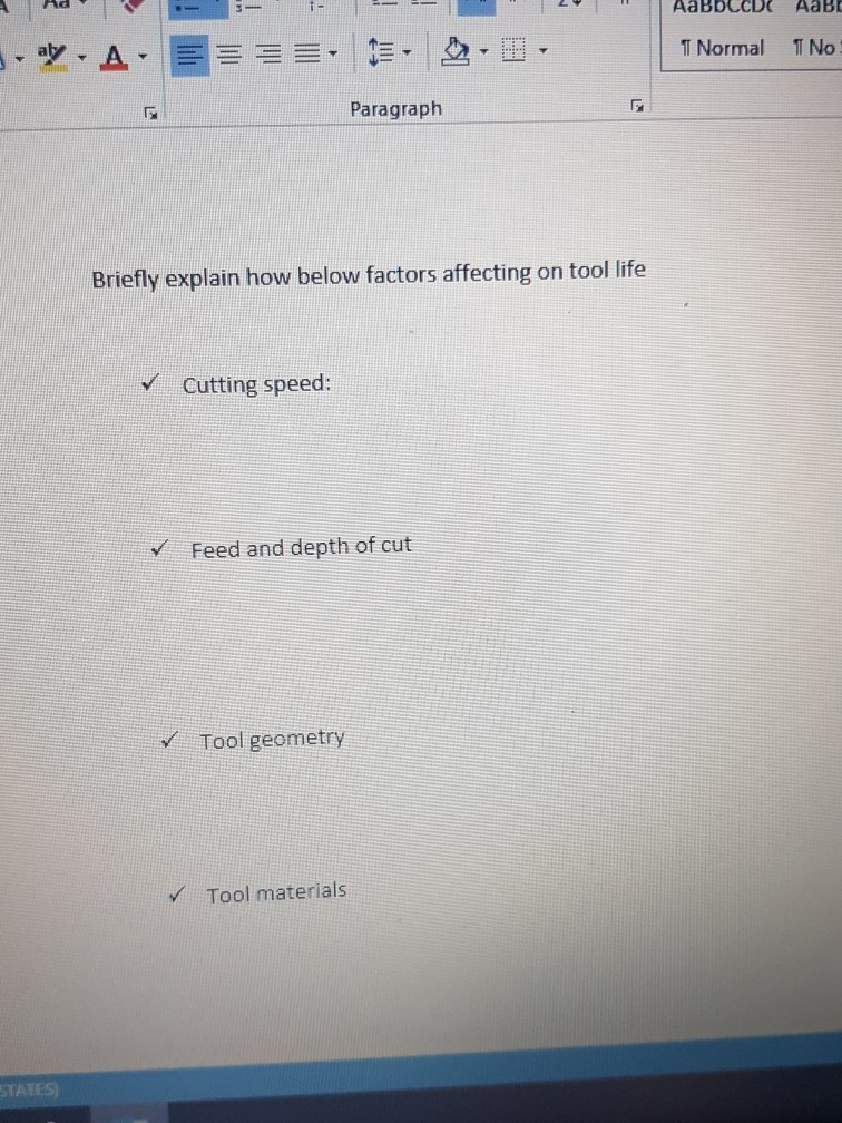 Solved AaBbCCD AaB 1T Normal 1 No: Paragraph Briefly explain | Chegg.com