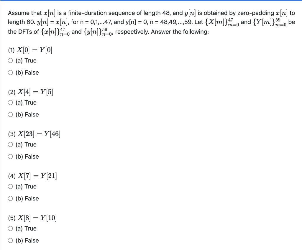 Solved Assume that x[n] is a finite-duration sequence of | Chegg.com