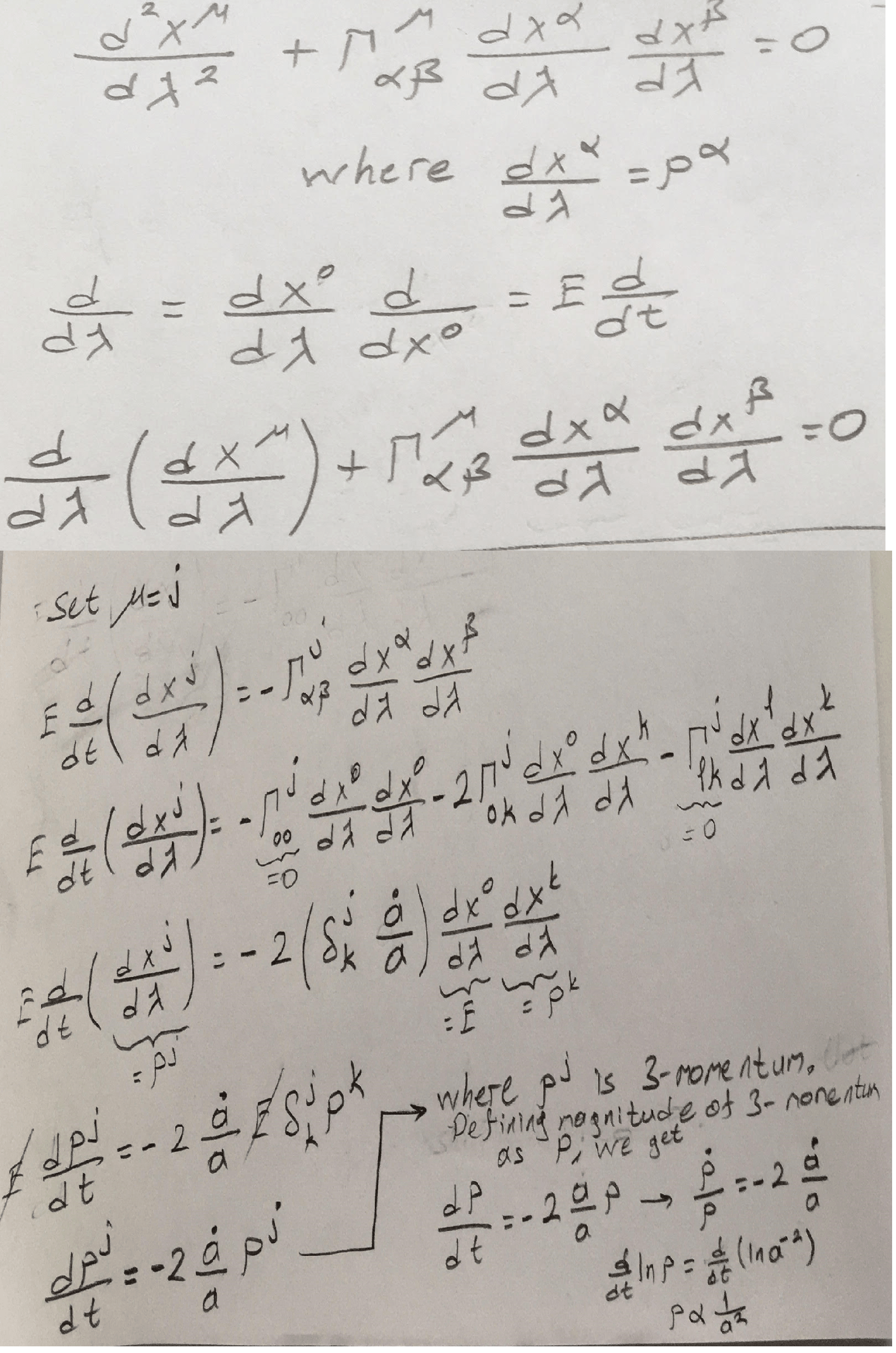 Solved In spatially flat RW metric,when I evaluate the | Chegg.com