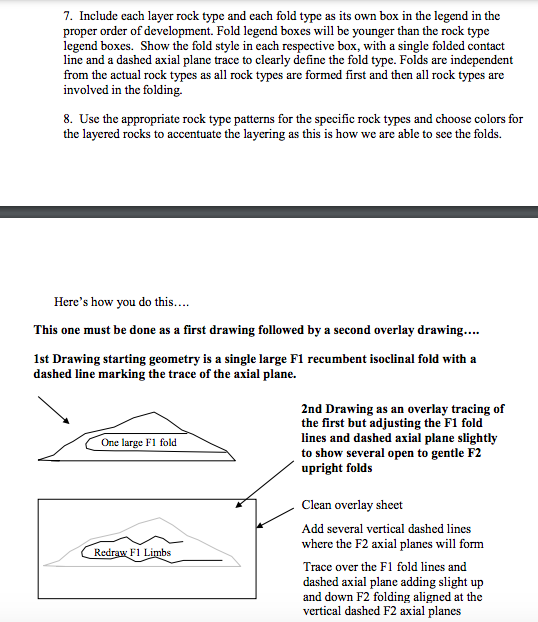 Solved GEY 100 Roadcut Cross-Section_Assignments - Fold | Chegg.com