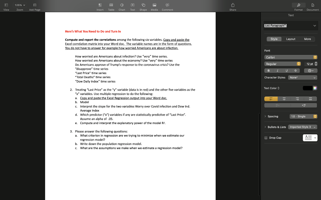 Compute and report the correlations among the | Chegg.com