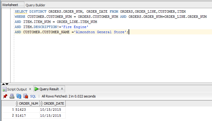 Database, use Tal Distributor 17. List the | Chegg.com