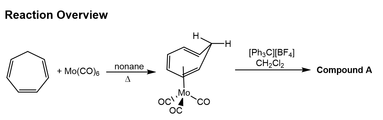 Solved Reaction Overview H. -H [Ph3C][BF4] CH2Cl2 nonane + | Chegg.com