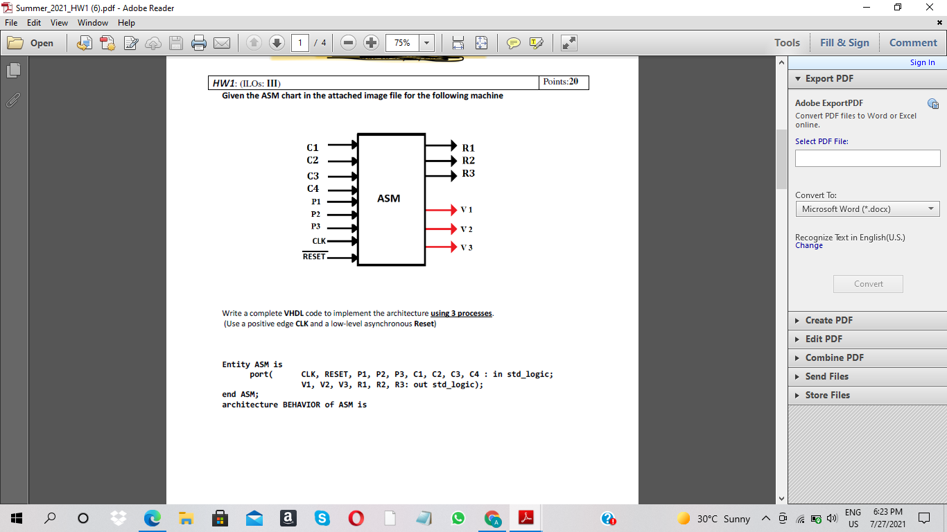 Solved х Summer_2021_HW1 (6).pdf - Adobe Reader File Edit | Chegg.com