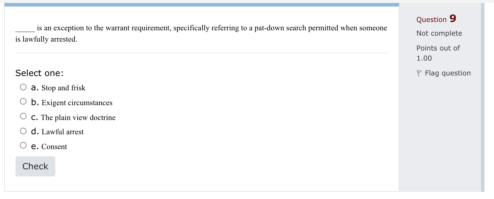 Exigent Circumstances Exception