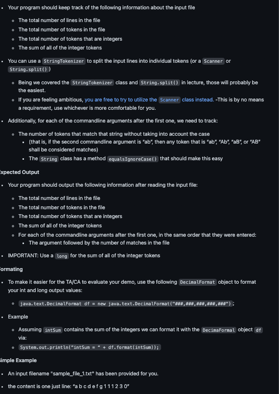Solved - Your program should keep track of the following | Chegg.com