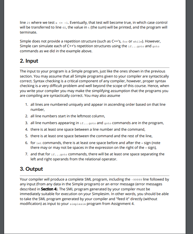 Solved In the Simplesim assignment, we introduced a | Chegg.com