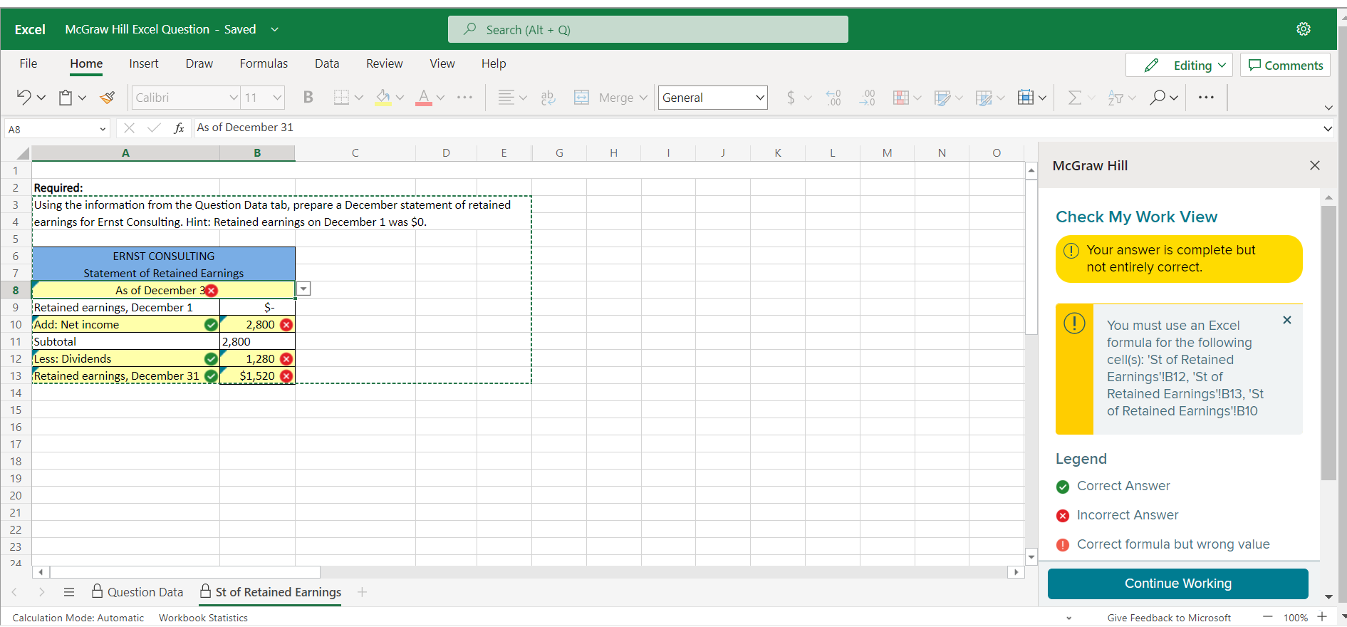 Solved I don't know where did i go wrong and how to put the | Chegg.com