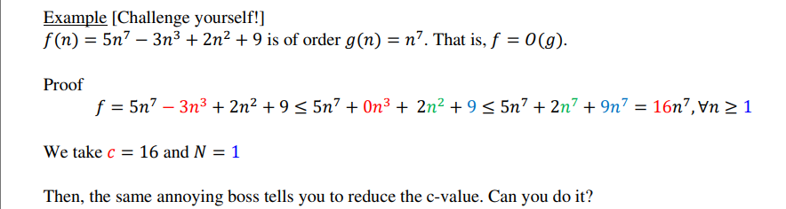 Solved Can you prove this using big o notation and reduce | Chegg.com